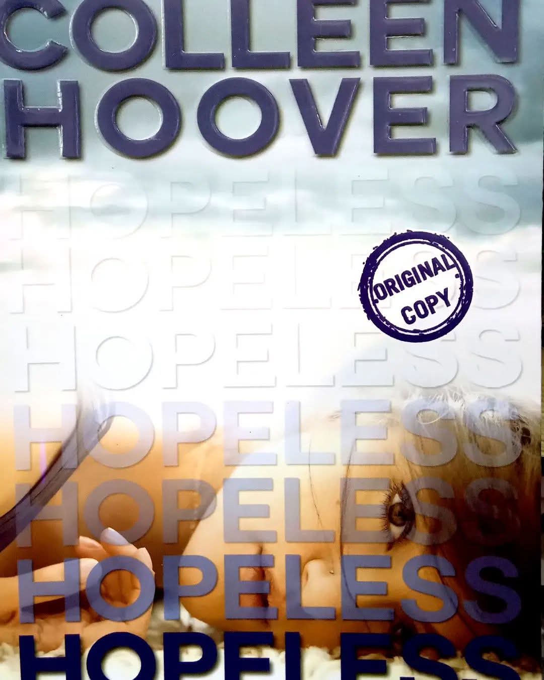 Hopeless Colleen Hoover – Librairie GHOMRI